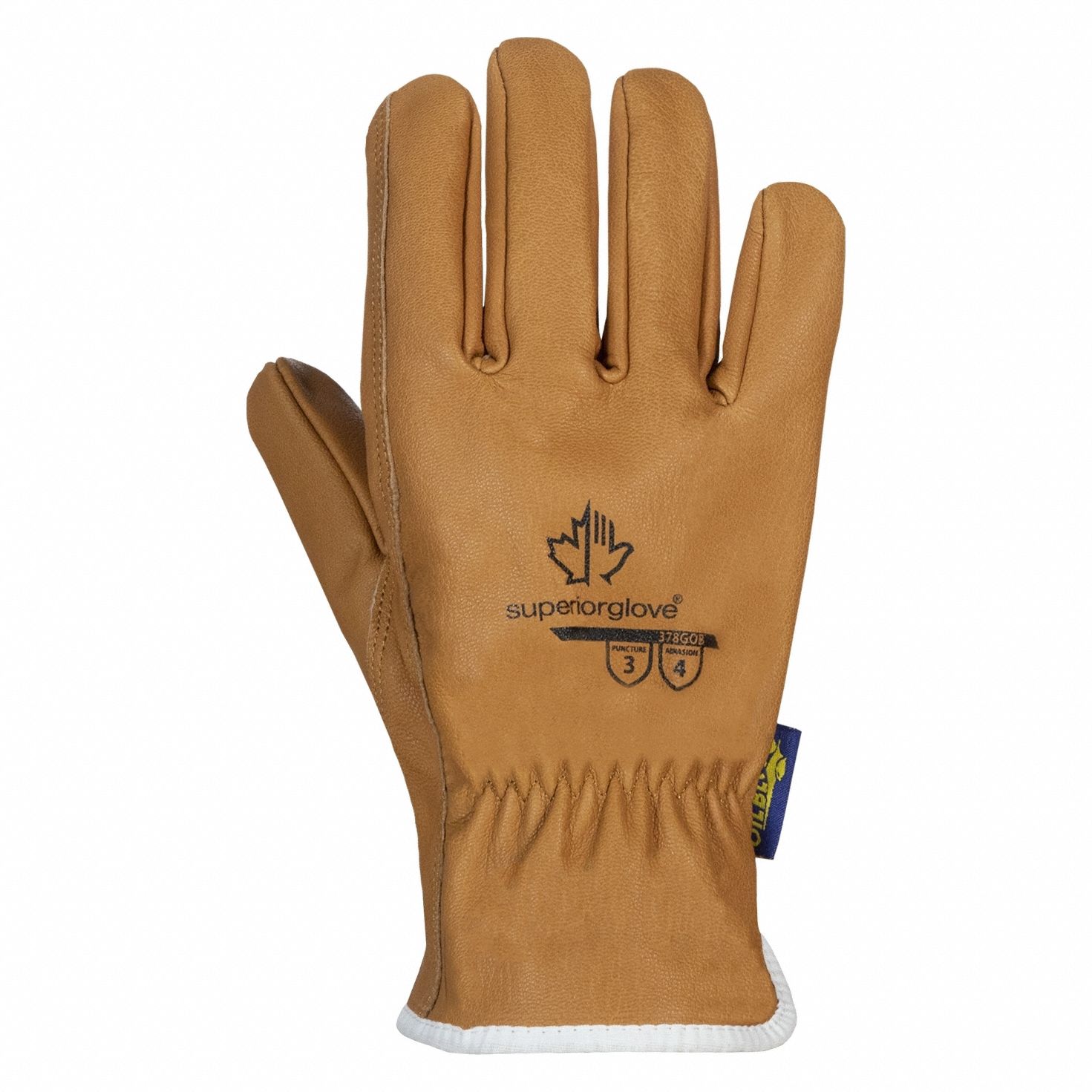 SUPERIOR GLOVE, XL ( 10 ), Goatskin, Leather Gloves - 49R698|378GOB-XL ...
