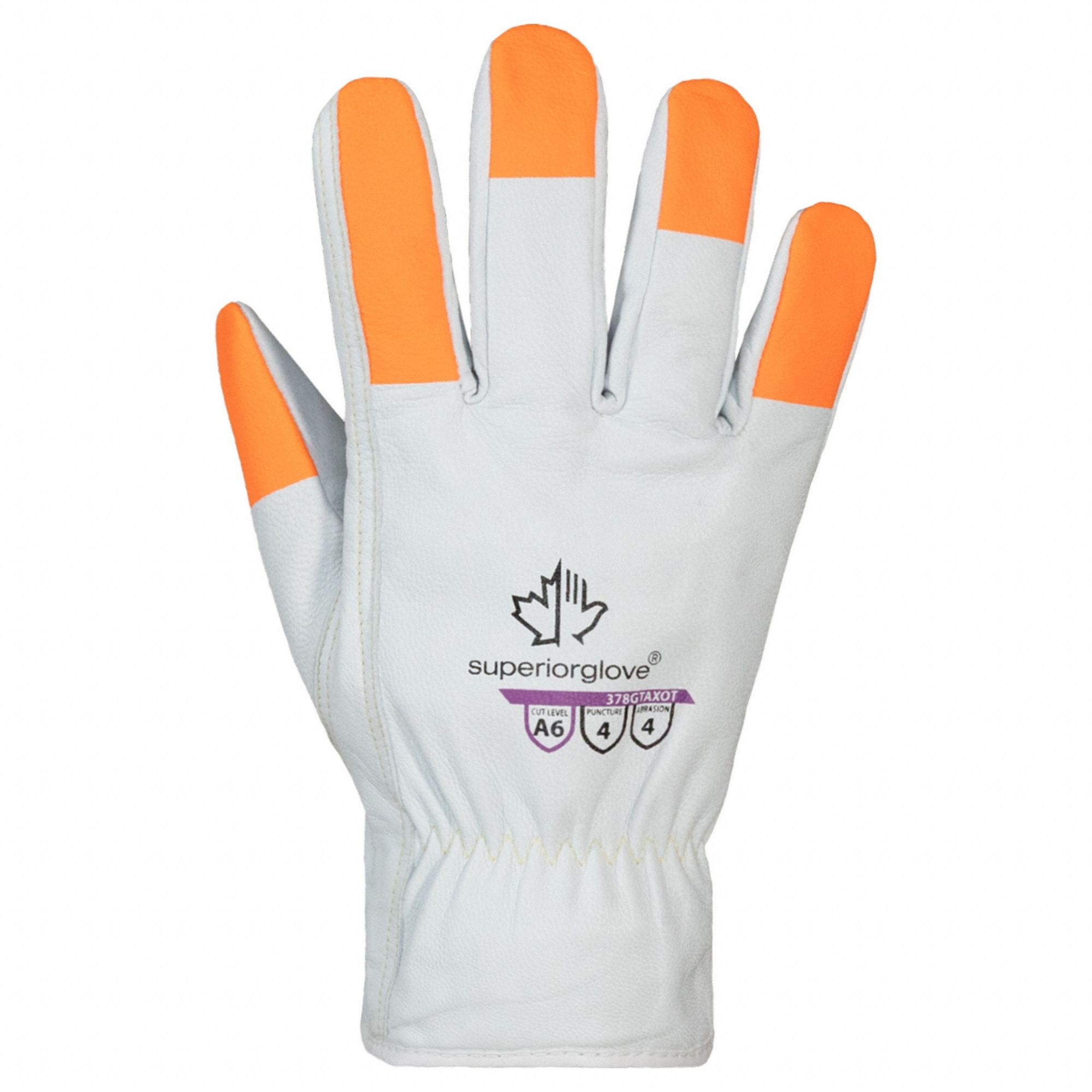 SUPERIOR GLOVE, XL ( 10 ), Work Glove, Leather Gloves - 820AW3 ...