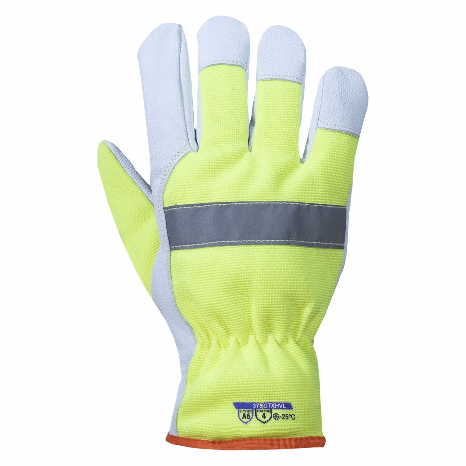 Glove,A4,Insulated,Hi Vis,Small, PR - Grainger