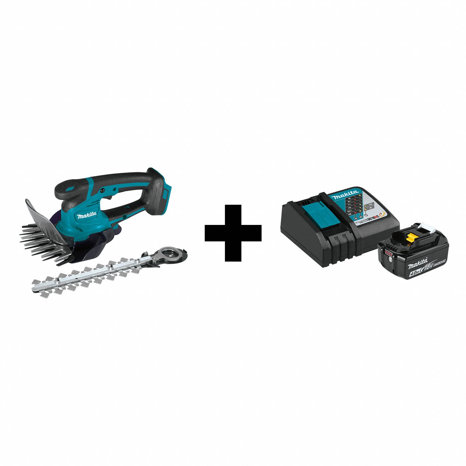 MAKITA, LXT® Platform, 3/8 in Max Cutting Dia, Battery-Powered Grass ...