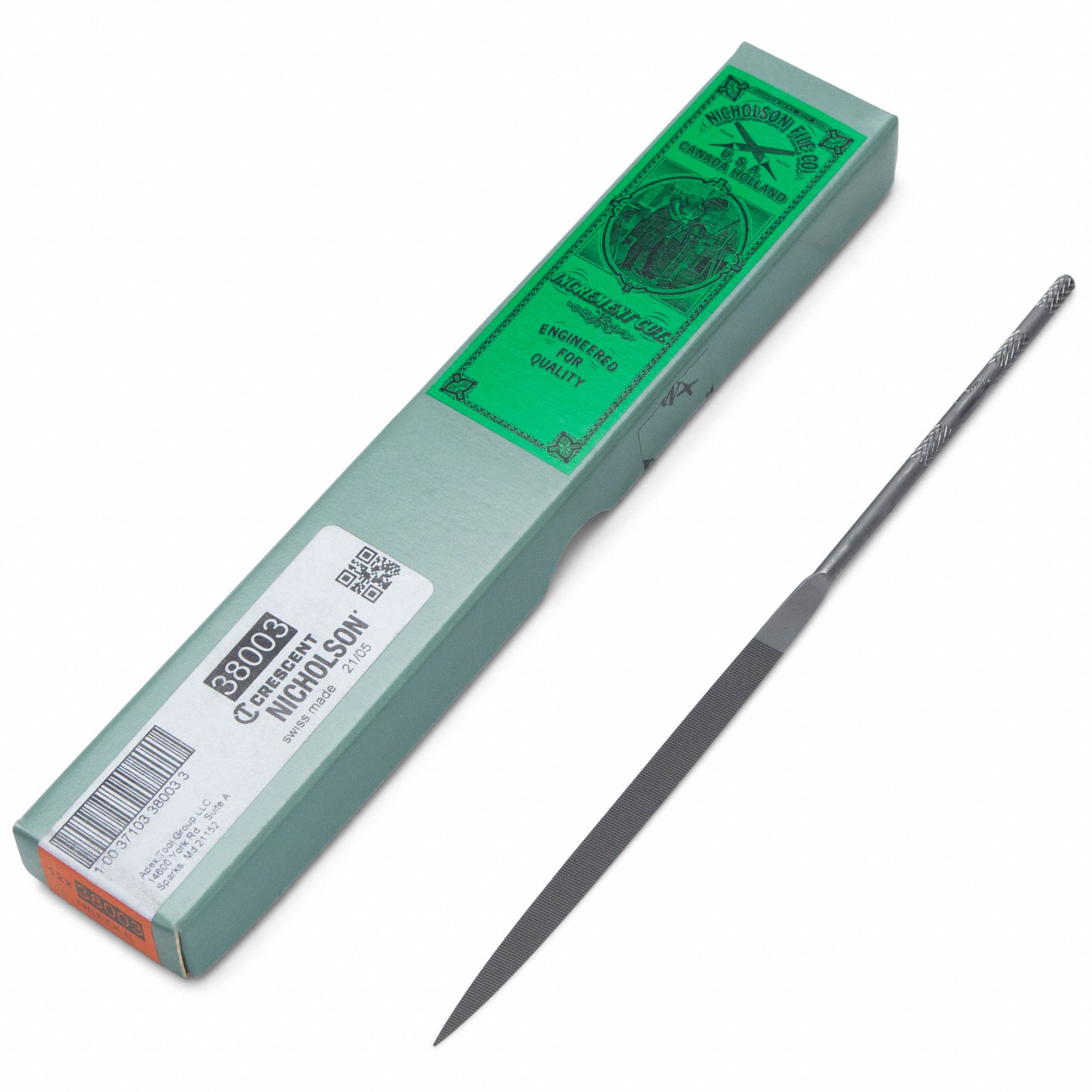 6 1/4 in Lg, 1/4 in Wd, Files and Rasps - 794HM0|38003 - Grainger