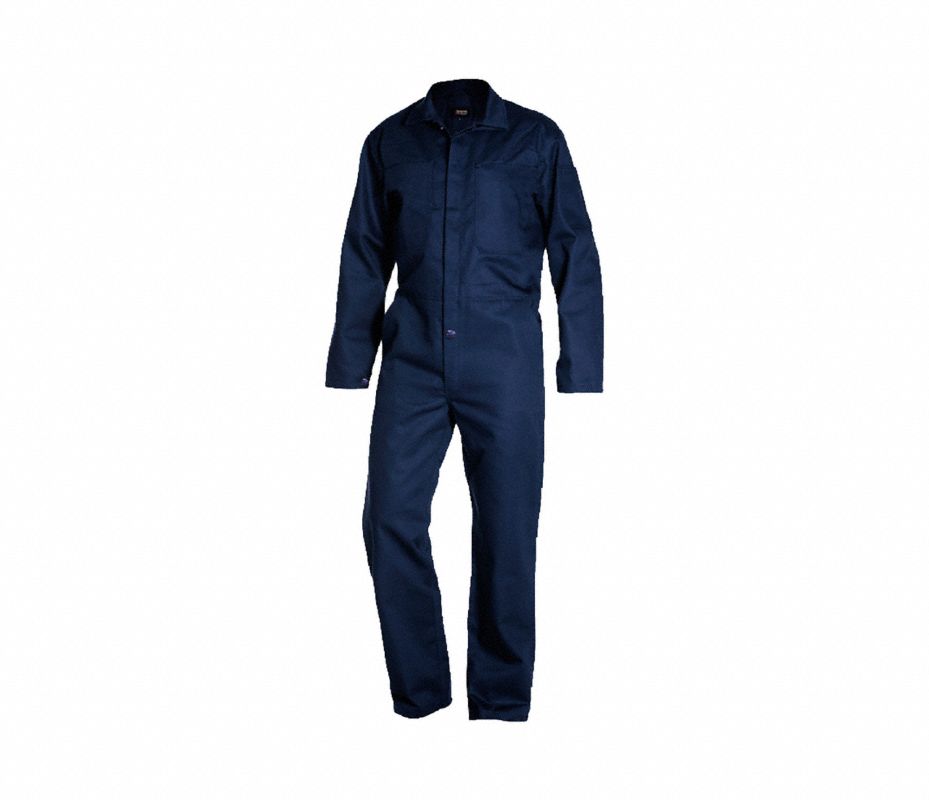 SKOLD SAFETY Overol Resistente al Fuego, Tamaño: CH, Color: Azul Marino ...