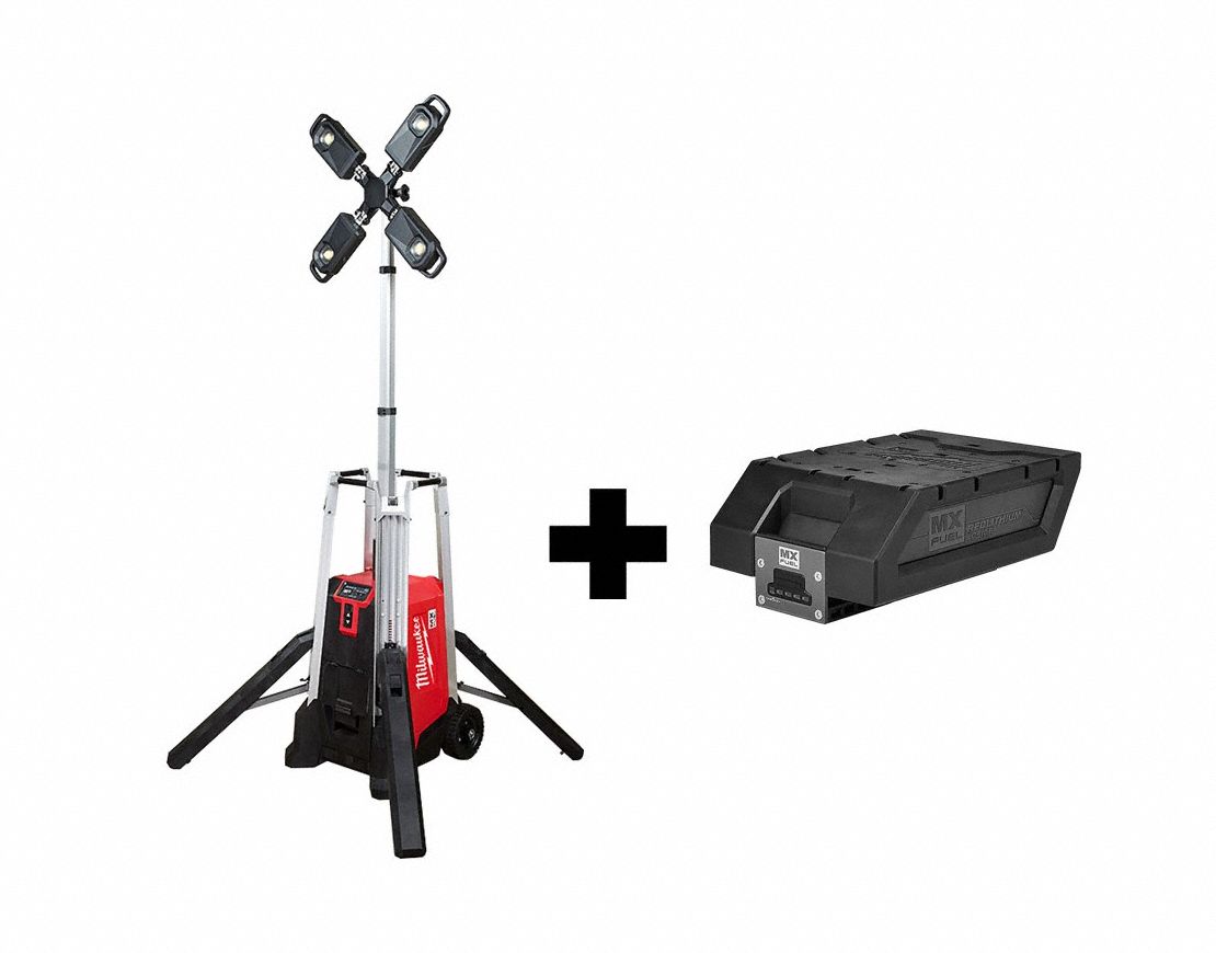 MILWAUKEE, MX FUEL™, Tripod Light, Tripod Light - 380FK8|MXF041-1XC ...