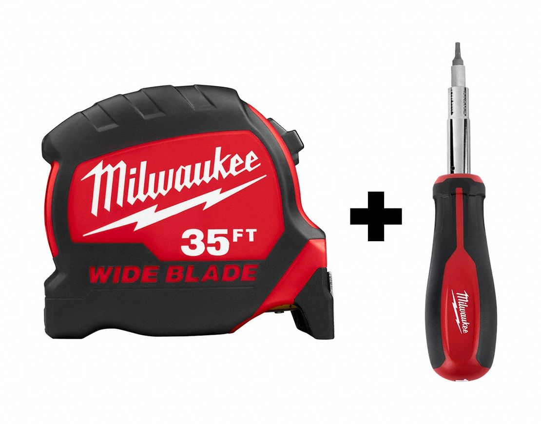 MILWAUKEE, 2 Total Pcs, Drivers and Bits/Measuring and Testing Tools ...