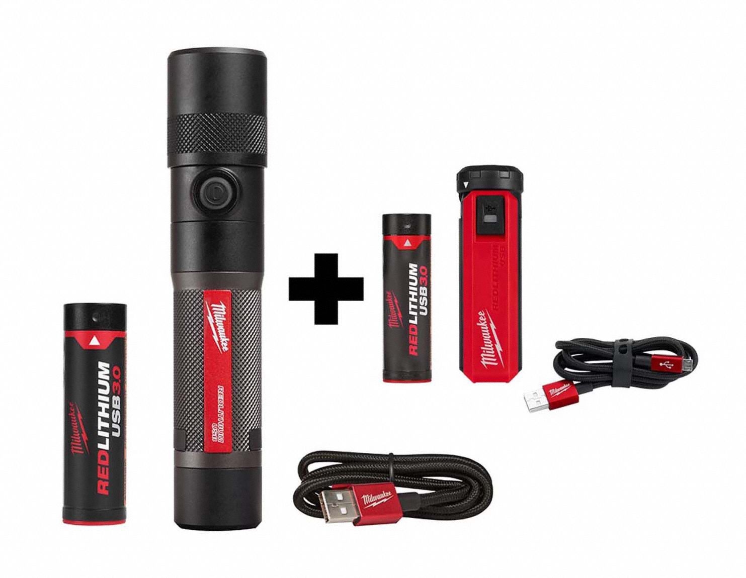 MILWAUKEE, 2 Tools, Flashlight, Flashlight and Power Bank - 380PX2|2161 ...