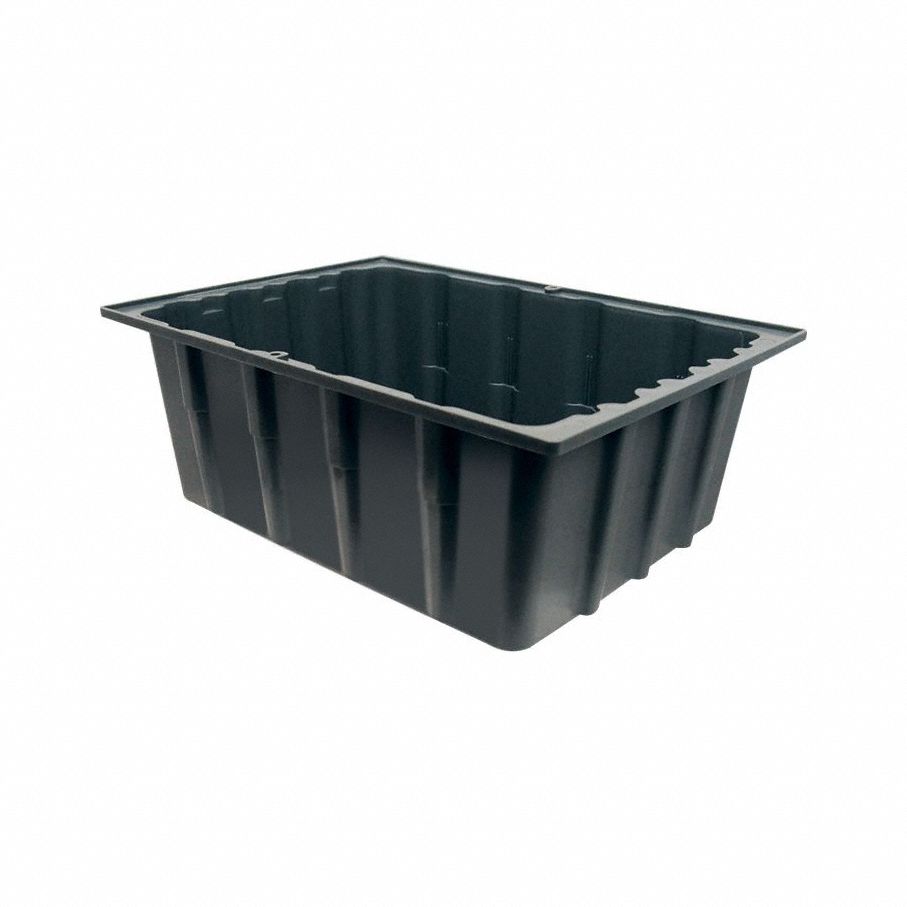 CORTECH, 11.2 gal, 23 in x 17 1/2 in x 8 1/2 in, Property Storage Tote ...