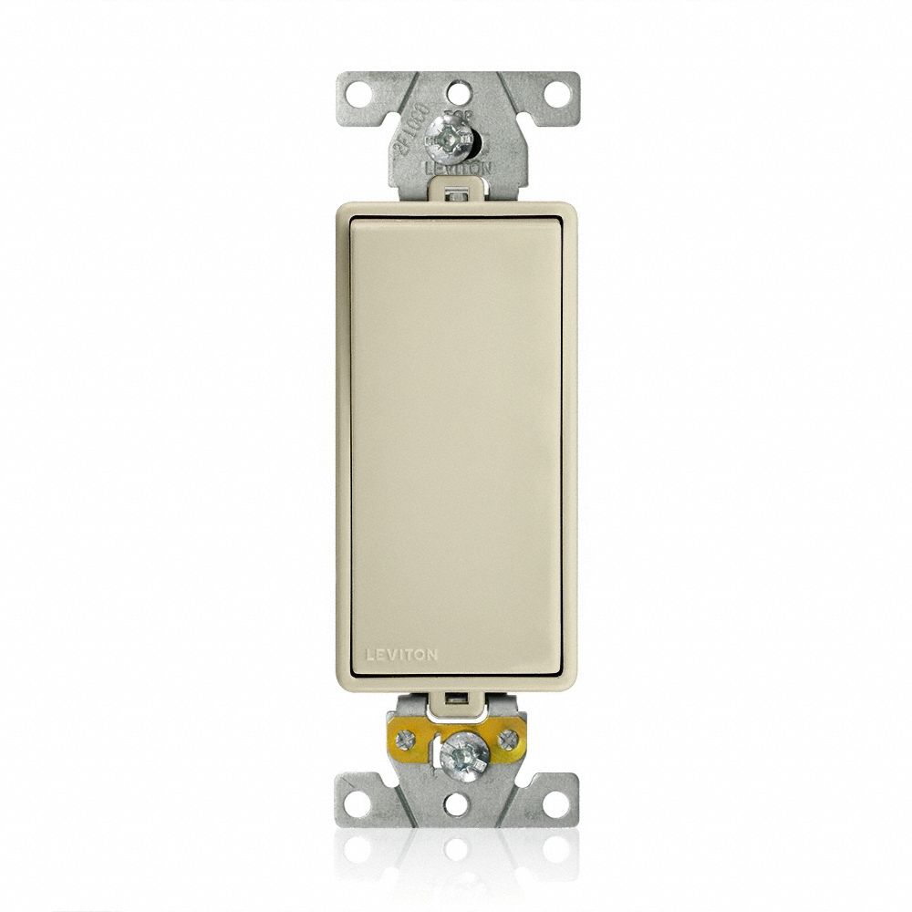 Rocker Switch, Single Pole, Wall Switch - 810U68|M5621-I - Grainger