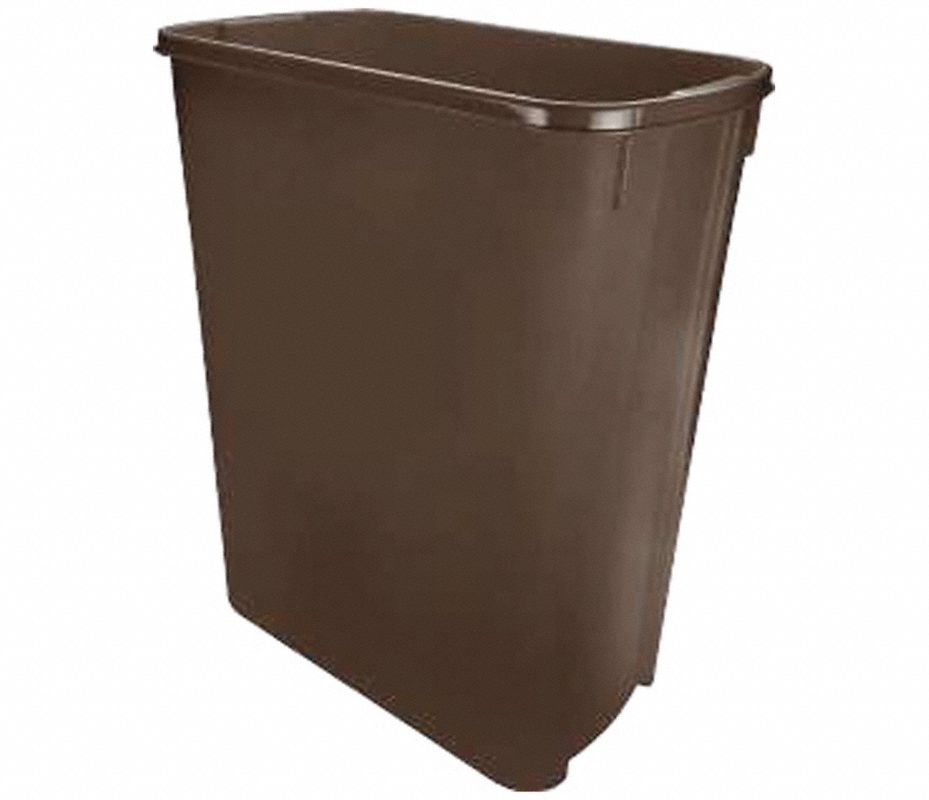 SABLON Bote de Basura, Rectangular, 11 gal., 19-11/16", Plástico ...
