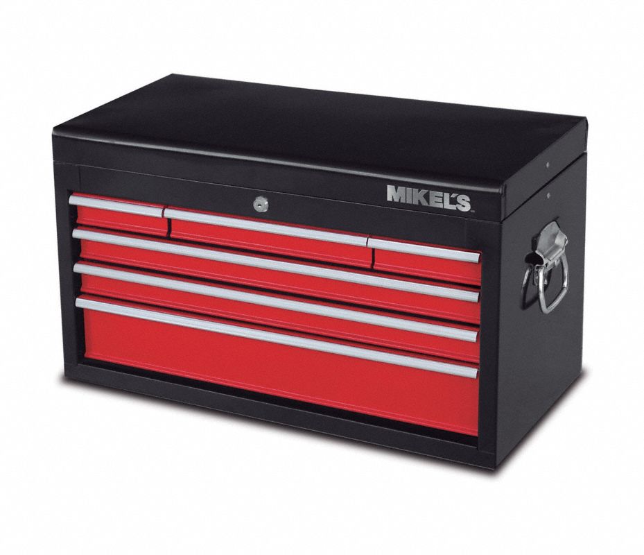 MIKEL'S Caja para Usos Múltiples, Negro, Rojo, Cajones: 6 - Gabinetes ...