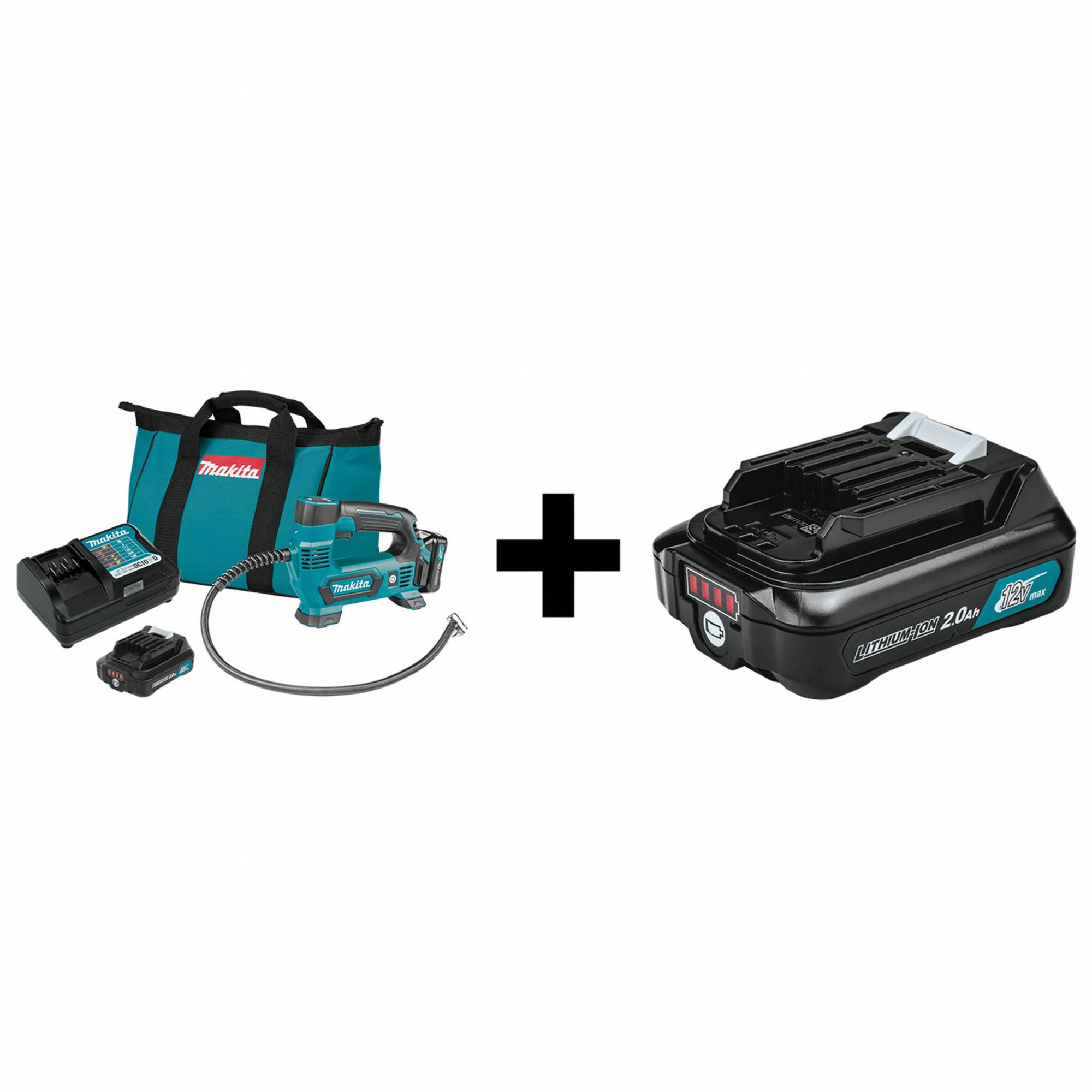 MAKITA, CXT®, Battery Included, Cordless Inflator - 385JP0|MP100DWRX1 ...