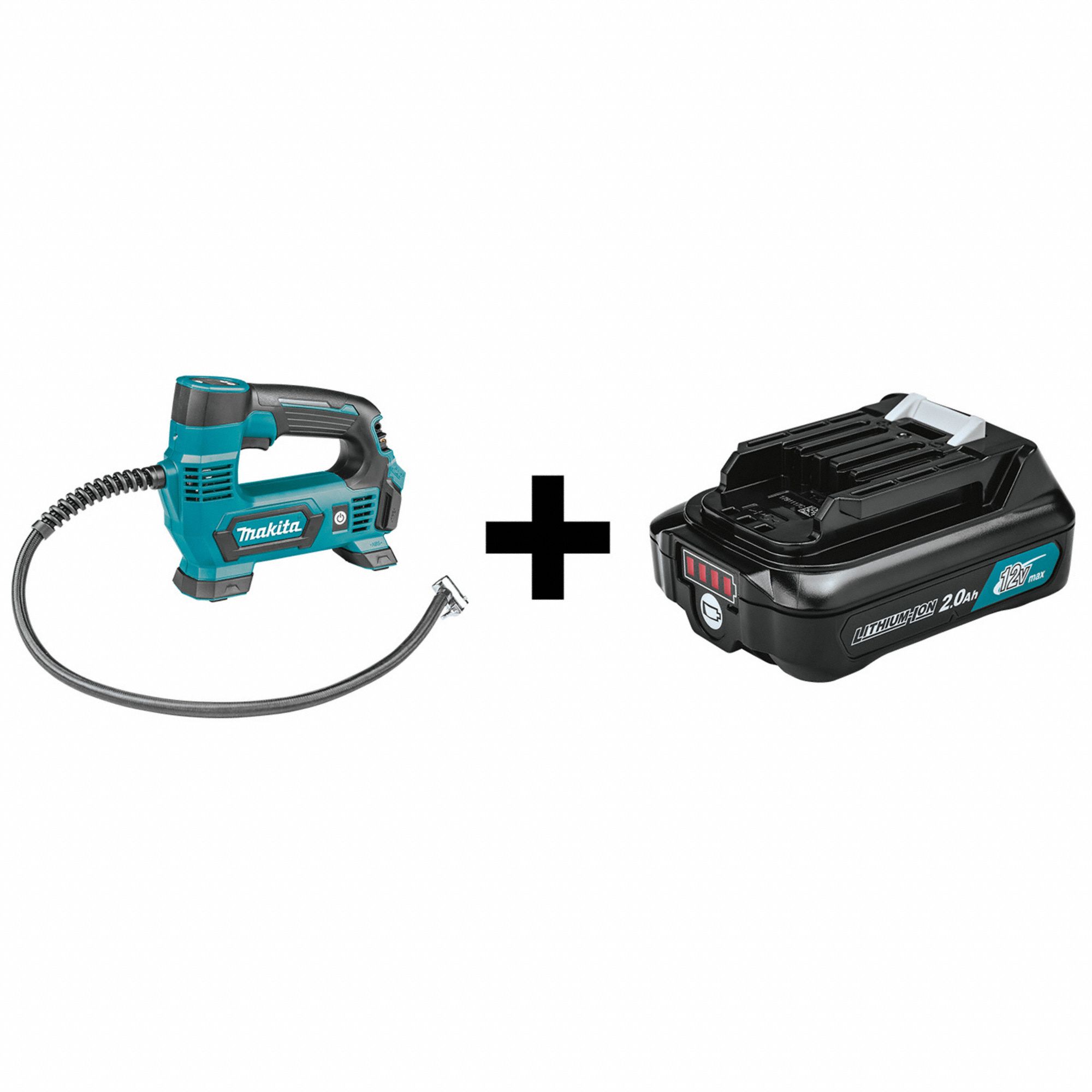 MAKITA, CXT®, 120 psi Max., Inflator Kit - 385JP1|MP100DZ + BL1021B ...
