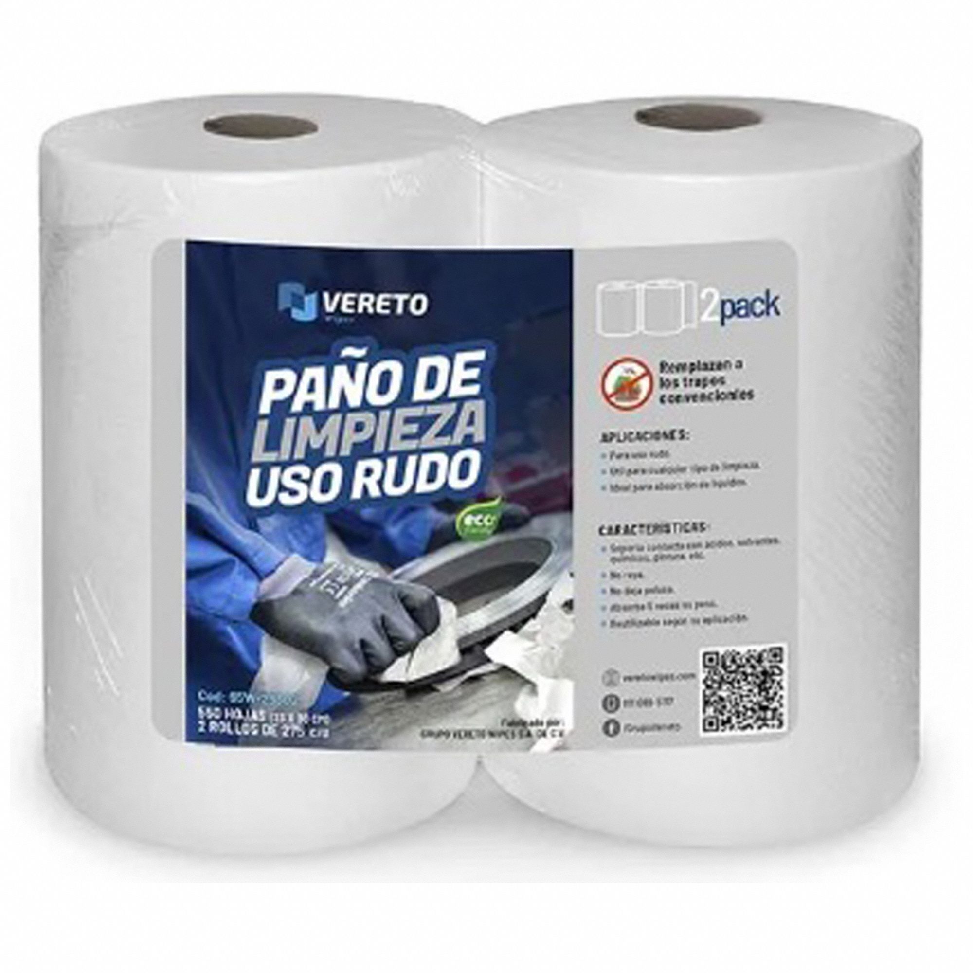 INDUSTRIAS DABE Paño, Paño de Uso General, Rollo Perforado, Sin Serie ...