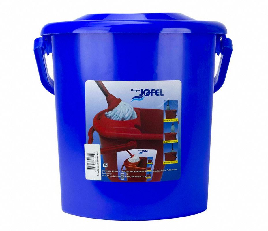 JOFEL Cubeta para Trapeador con Exprimidor, Embudo, 4 gal., No ...
