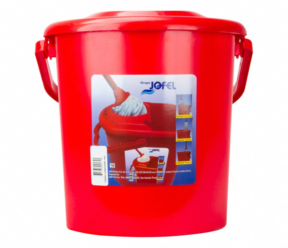 JOFEL Cubeta para Trapeador con Exprimidor, Embudo, 4 gal., No ...