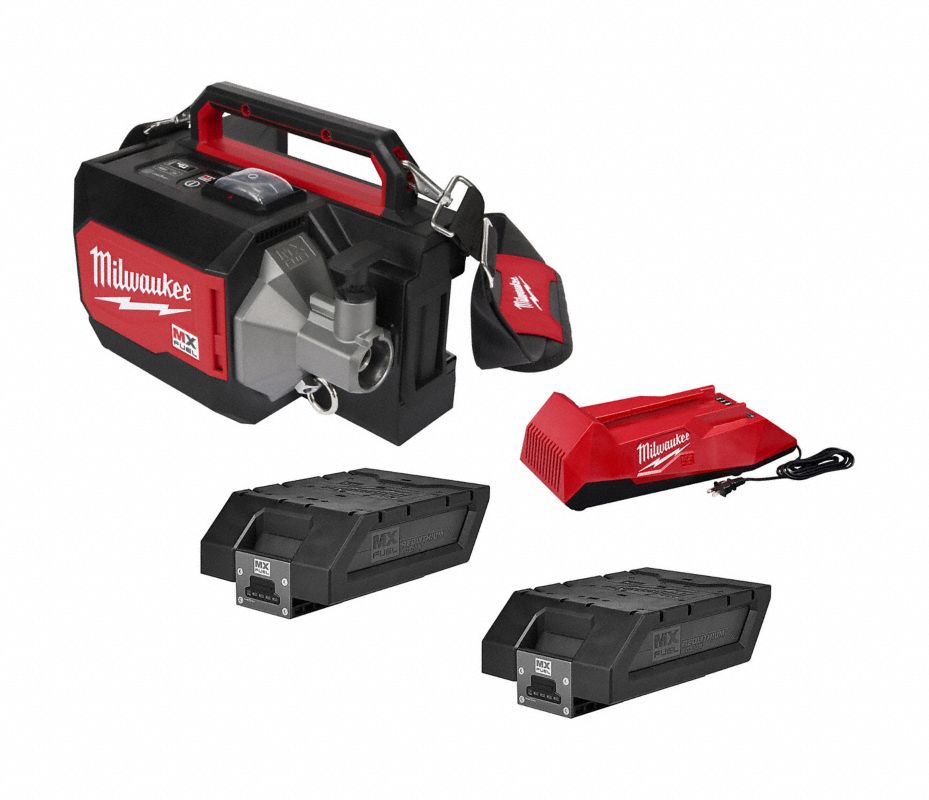 MILWAUKEE Vibrador de Concreto,21 pies L del Eje - 386CP0 | MXF370-2XC ...