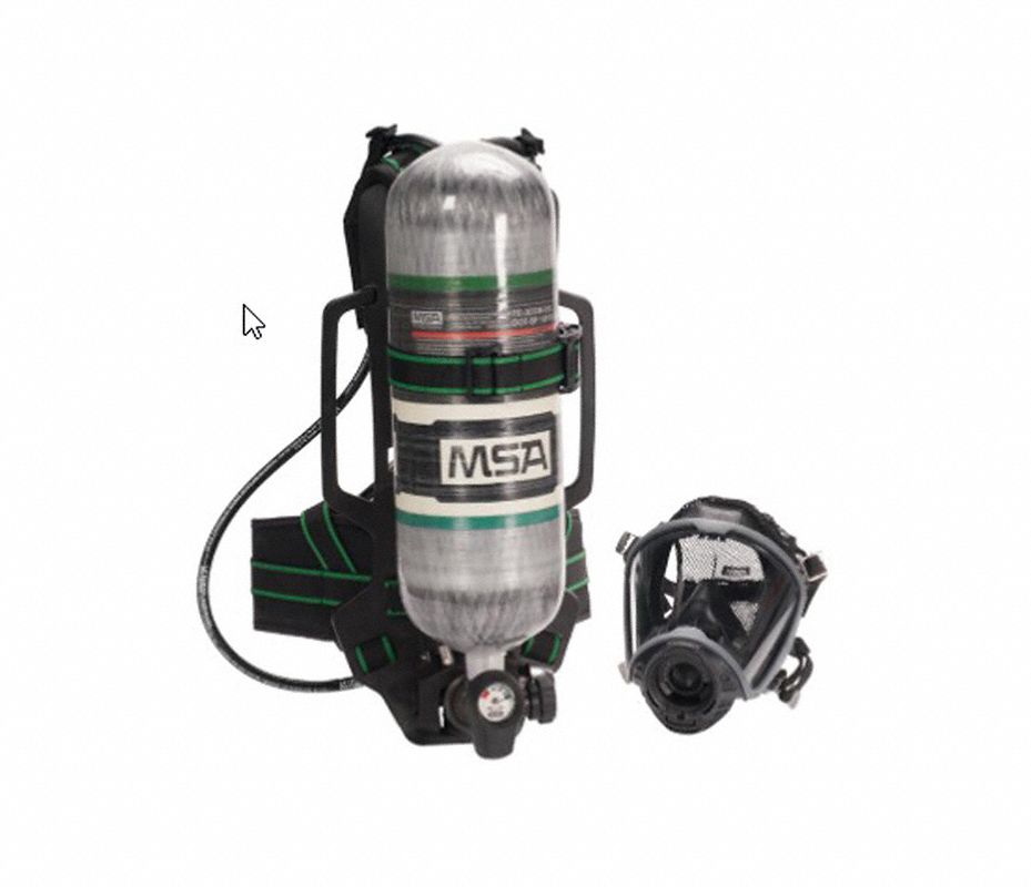 MSA Equipo de Respiración Autónoma, Material del Cilindro Fibra de ...