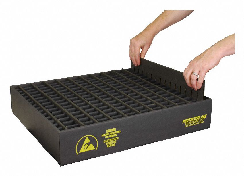PROTEKTIVE PAK Divider Box: 1.94 cu ft, 23 1/4 in x 20 in x 4 1/2 in ...