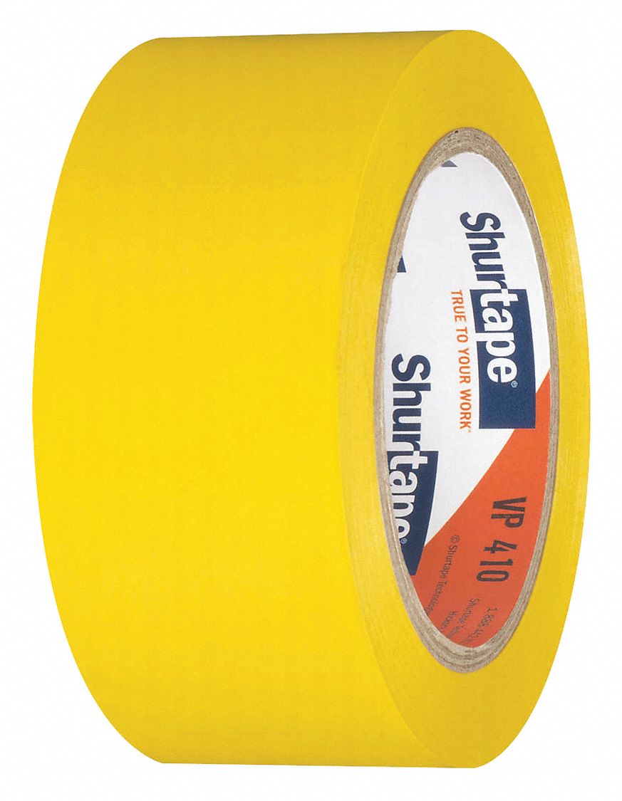 Yellow, Vinyl Tape - 388A23|PC 600C - Grainger