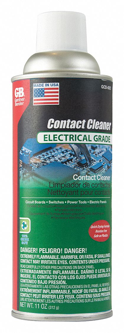 GARDNER BENDER, Contact Cleaner Spray Can - 388J87|GCD-002 - Grainger