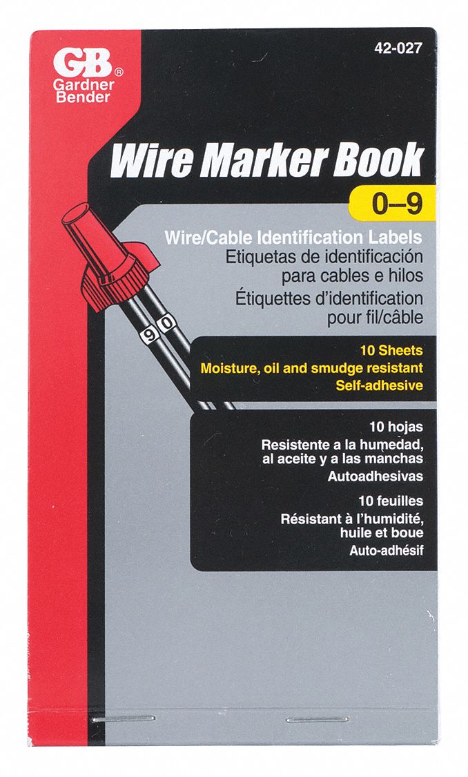 Wire Markers (numbers 0-9) - Grainger