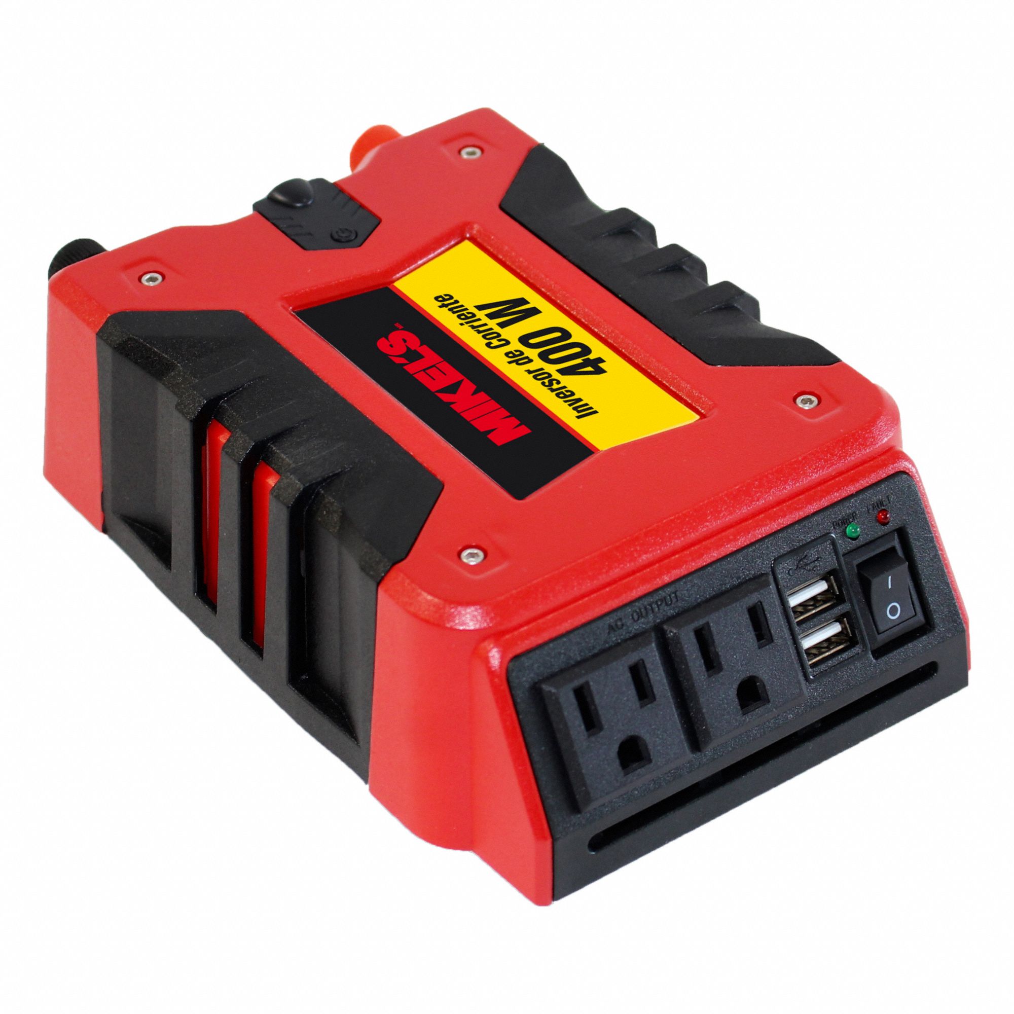 MIKEL'S Inversor,400 W,Sal. 115VCA,Entrada 12VCD - Inversores de ...