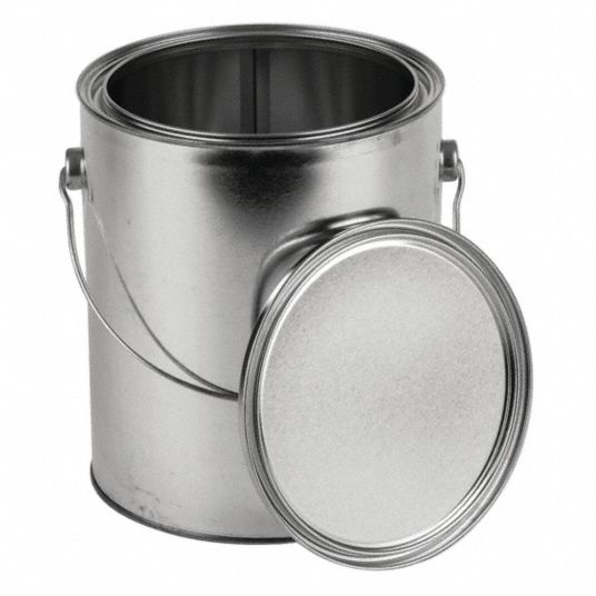 Paint Can,Handle and Lid-Unlined,1 gal. - Grainger