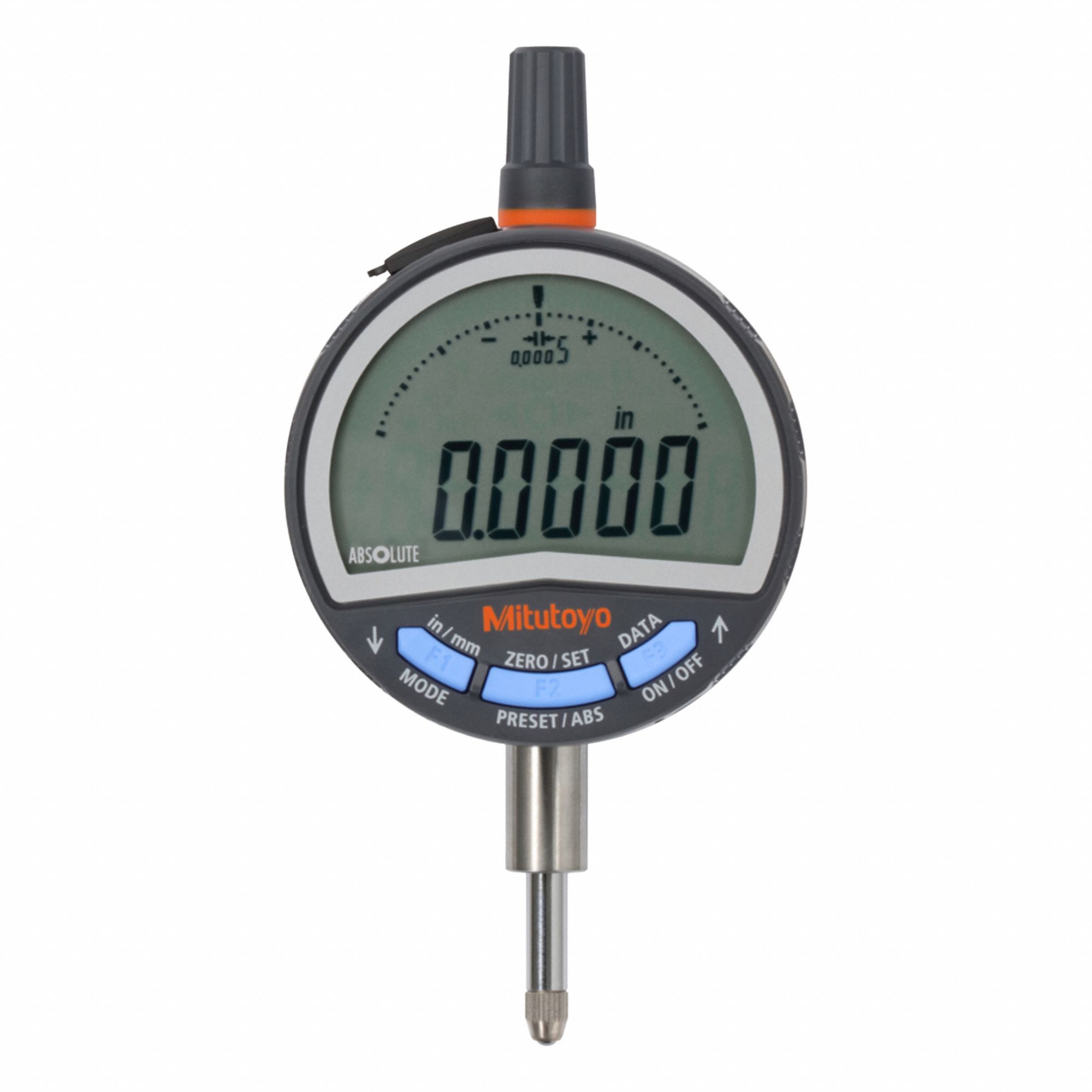 MITUTOYO Indicador Digital Electrónico, 0" a 0.5" Rango, 0.0005"/0.01mm ...