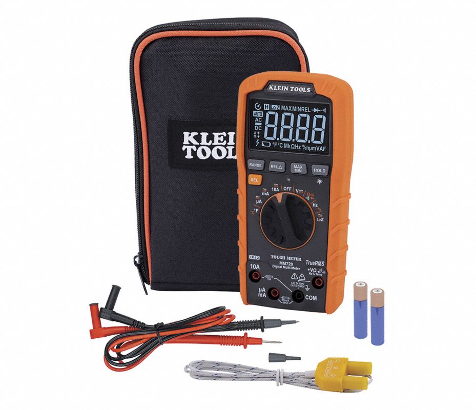 KLEIN TOOLS Multímetro Digital, Rango Automático con TRMS, 1000V ...