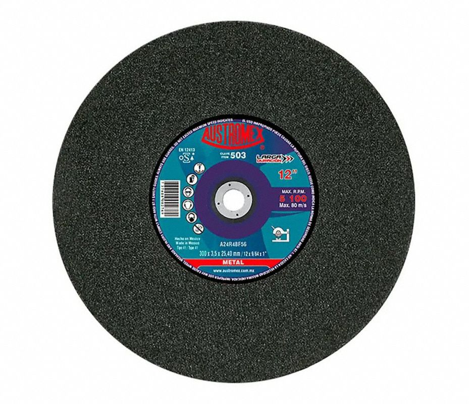 AUSTROMEX Disco para Corte,Tipo 41,5100 rpm,PQ10 - Ruedas Abrasivas de ...