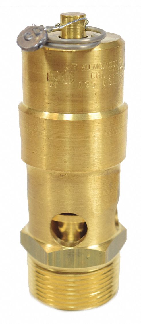 Brass Air Safety Valve with Soft Seat Valve Type - Grainger