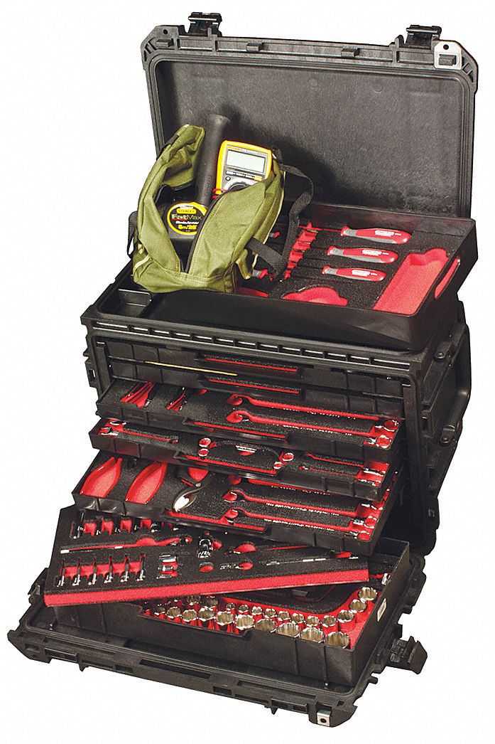 KITMASTER, 1,033 Total Pcs, Metric, Master Tool Set - 38AN76 ...