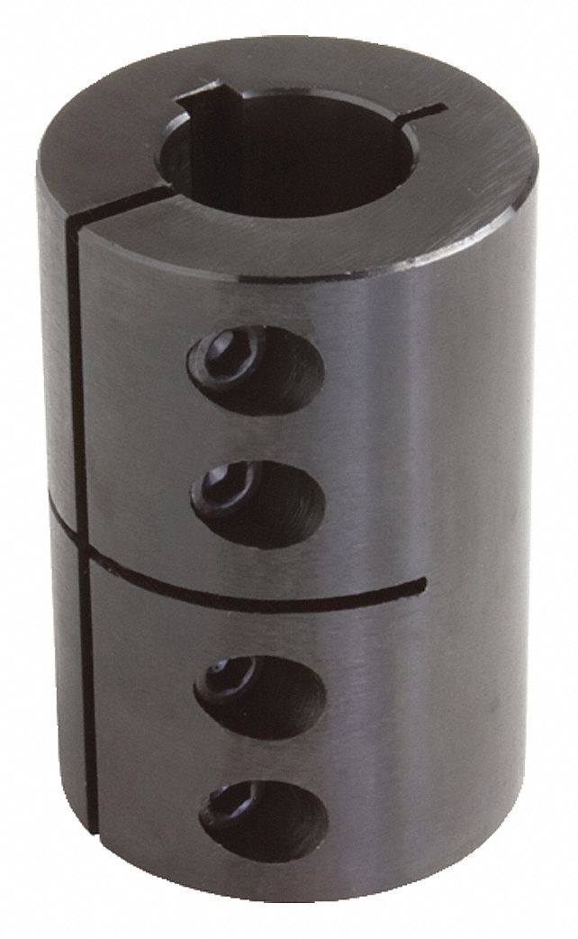 CLIMAX METAL PRODUCTS Rigid Shaft Coupling: 1 1/8 in Bore Dia., Steel ...