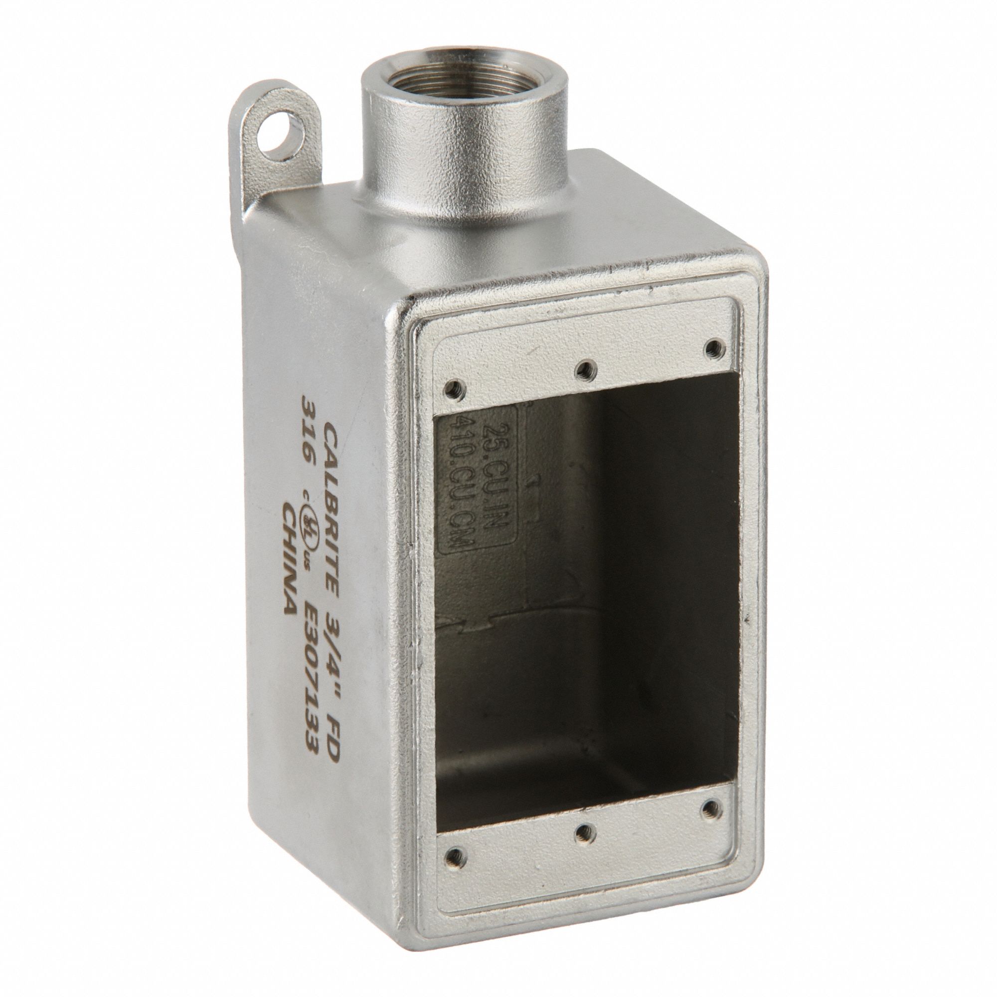 CALBRITE, Stainless Steel, Rectangular, Electrical Box - 38AX91 ...