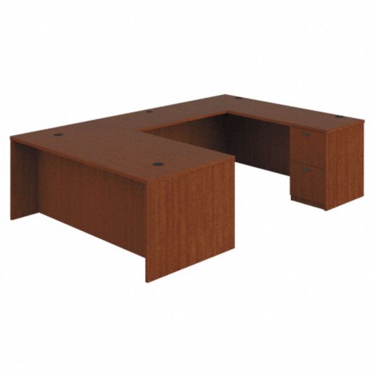 BL U-Shape Office Desk, Overall Height 29 in, Overall Width 72 in ...