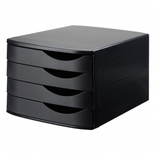 Desktop Organizer,Black - Grainger