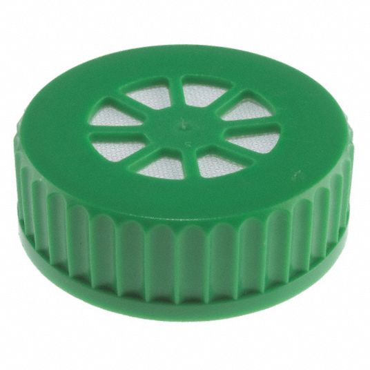 81 mm Dia, Green, Cap - 38C805|229895 - Grainger