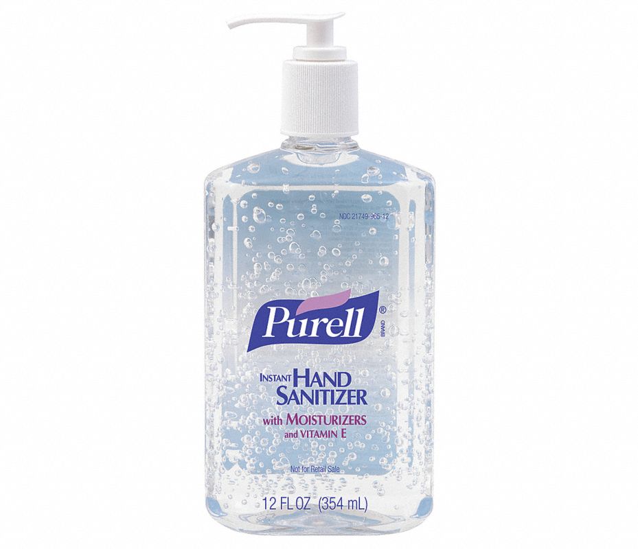 PURELL Sanitizante para Manos marca PURELL, Gel, Tamaño 12 oz. - 38CC09 ...