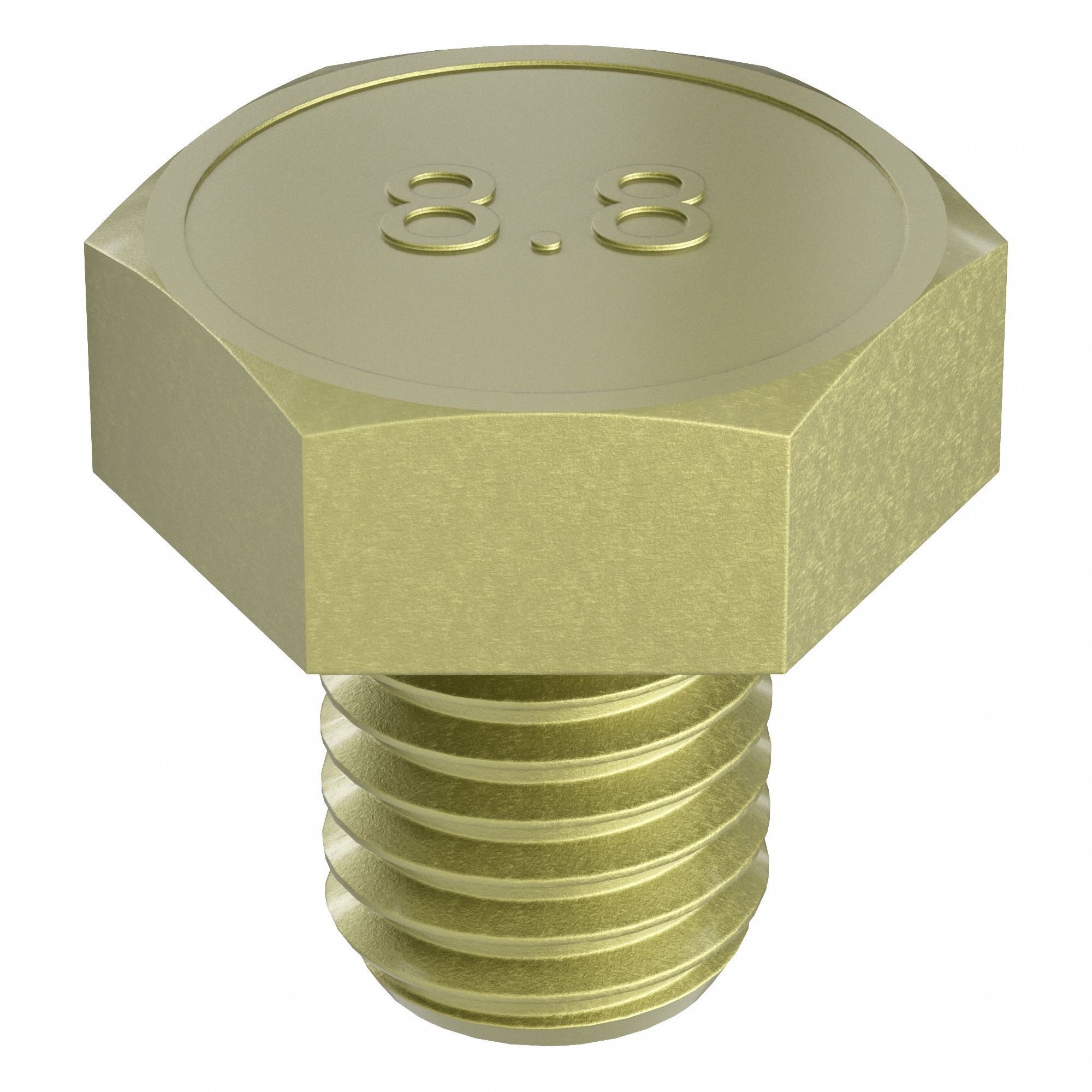 Steel, Class 8.8, Hex Head Cap Screw - 38CM66|M01230.080.0016 - Grainger