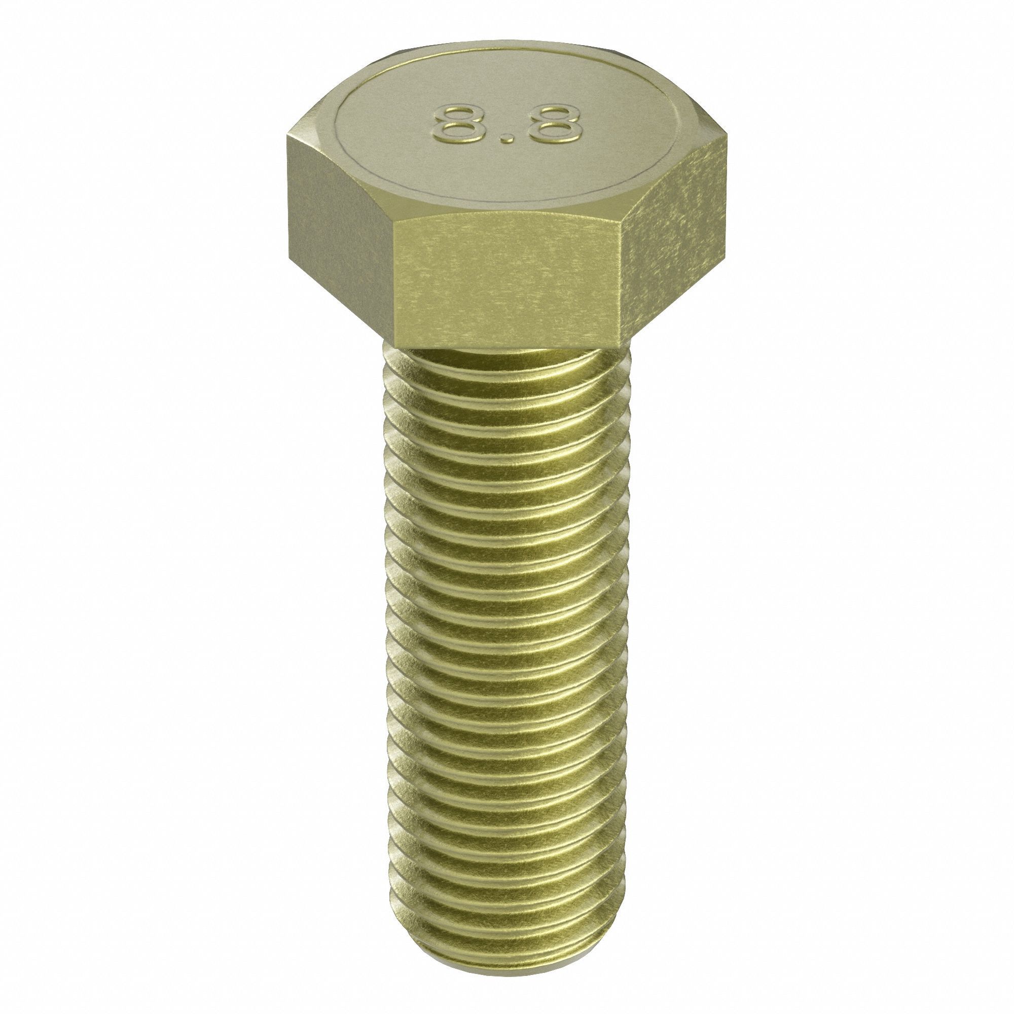 Steel, Class 8.8, Hex Head Cap Screw - 38CN28|M01230.160.0045 - Grainger
