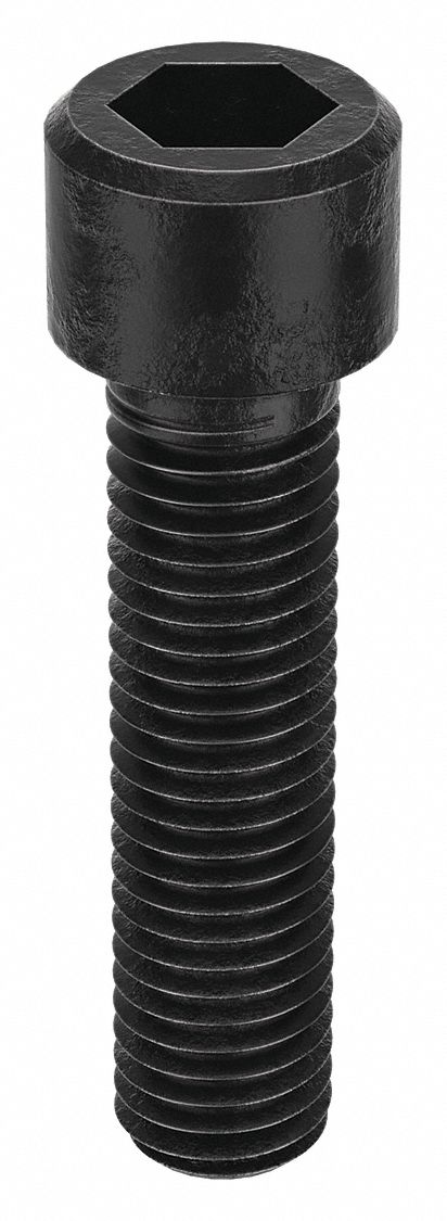 M12-1.5 Thread Size, 50 mm Lg, Socket Head Cap Screw - 38CX98|M07040 ...
