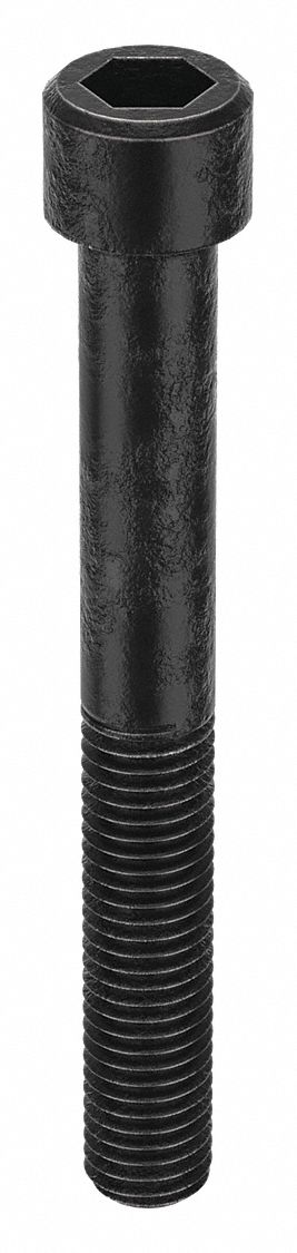 M12-1.5 Thread Size, 100 mm Lg, Socket Head Cap Screw - 38CY05|M07040 ...