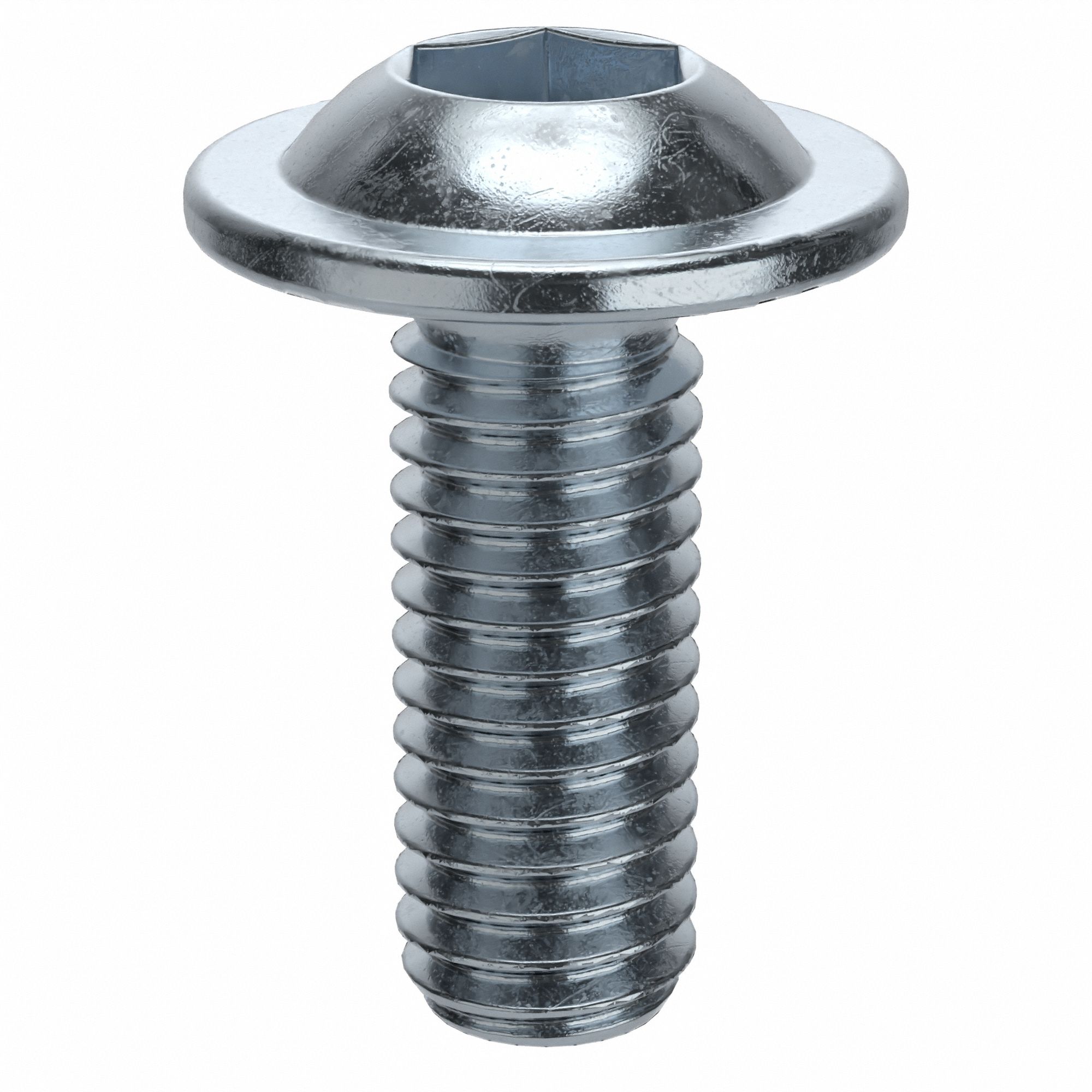 M6x1.00 Thread Size, 16 mm Lg, Socket Head Cap Screw - 38CZ68|M07141 ...