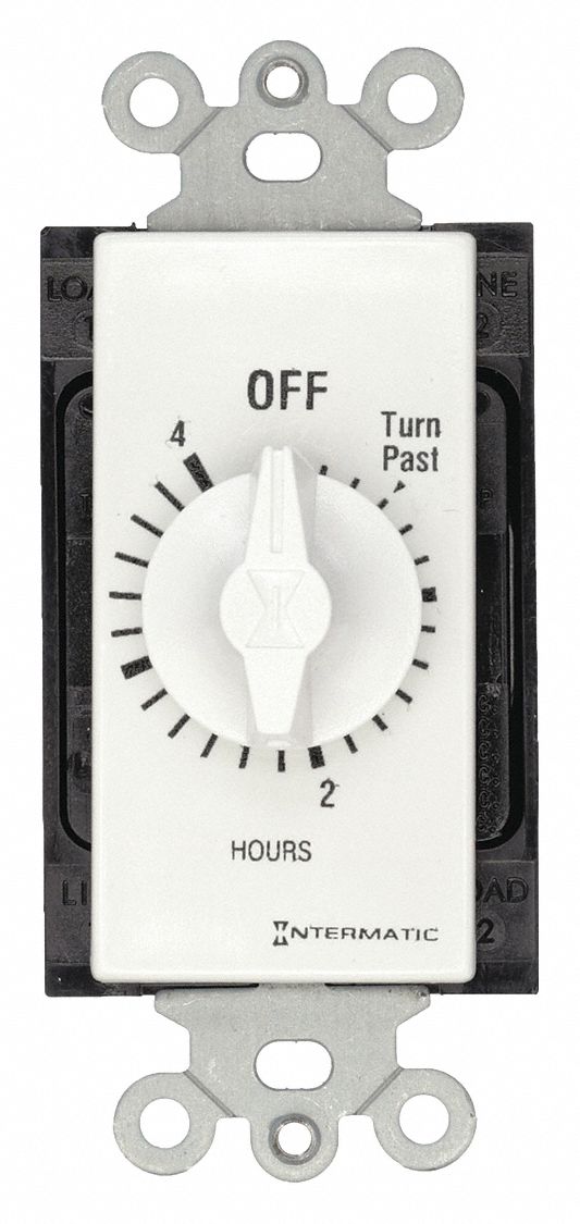 INTERMATIC TIMER, SPRING WOUND, 4 HOUR, SPST CONTACT FORM - 3260 ...