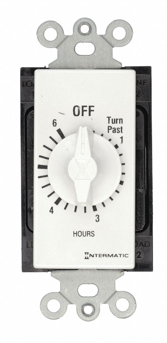 INTERMATIC TIMER,SPRING WOUND,6 HR,SPST - Spring Wound Timers ...