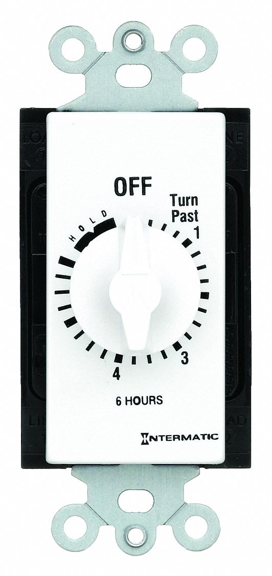 INTERMATIC TIMER, SPRING WOUND, 6 HOUR, HOLD FEATURE - 3260 - WWG38D065 ...