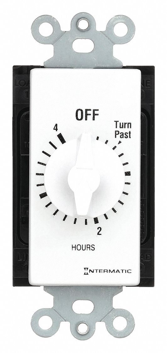 INTERMATIC, 4 hr Max, SPDT, Spring-Wound Timer - 38D069|FD34HW - Grainger