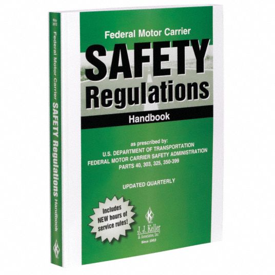 JJ KELLER, Federal Motor Carrier Safety Regulations Handbook, Paperback ...
