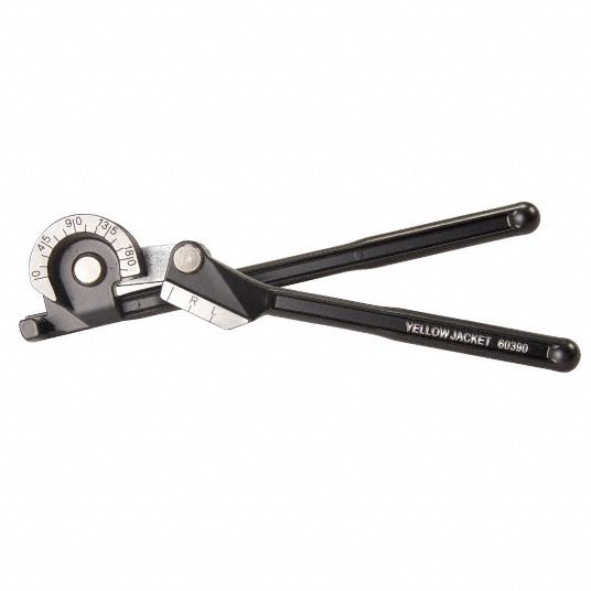 YELLOW JACKET, 3/8 in Tubing Outside Dia - Max, 180° Bend Angle - Max ...