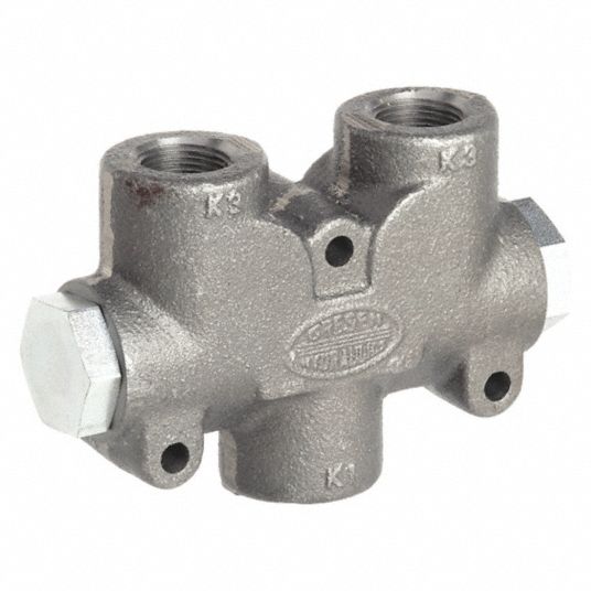 PARKER GRESEN, 3/4 in NPT, 20 gpm to 35 gpm, Hydraulic Flow Divider ...