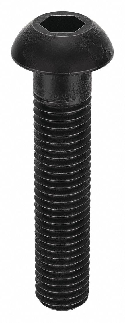 M12x1.75 Thread Size, 60 mm Lg, Socket Head Cap Screw - 38DA68|M07150 ...